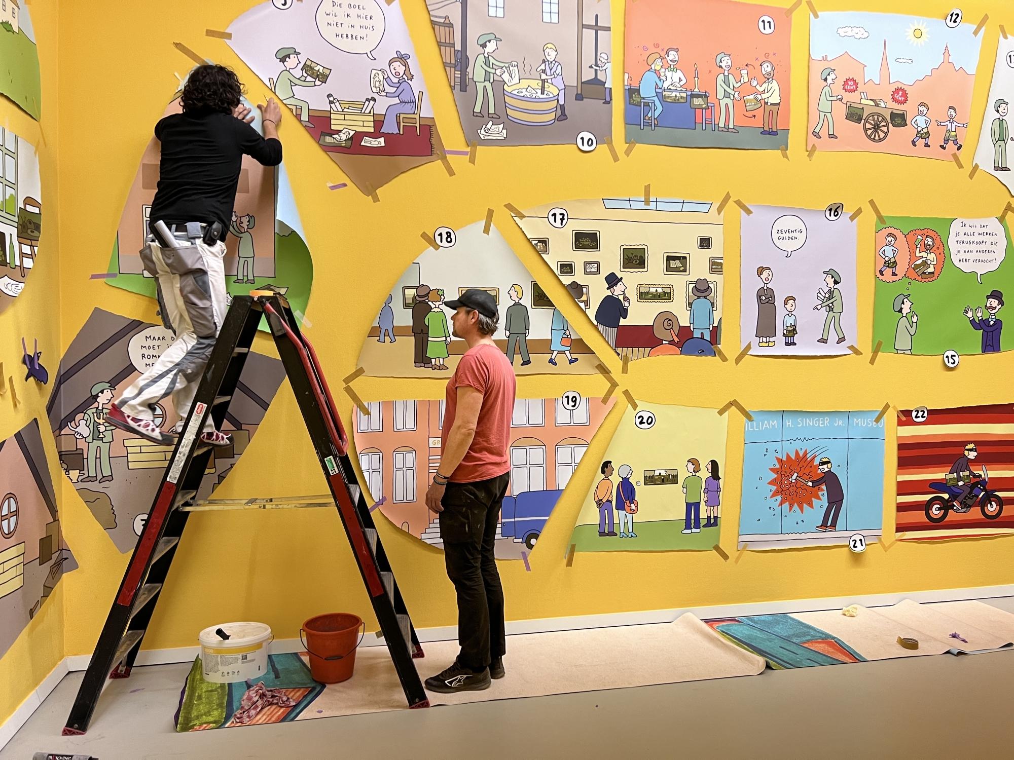 Barbara Stok maakt muurvullende strip over Van Goghs Lentetuin ...